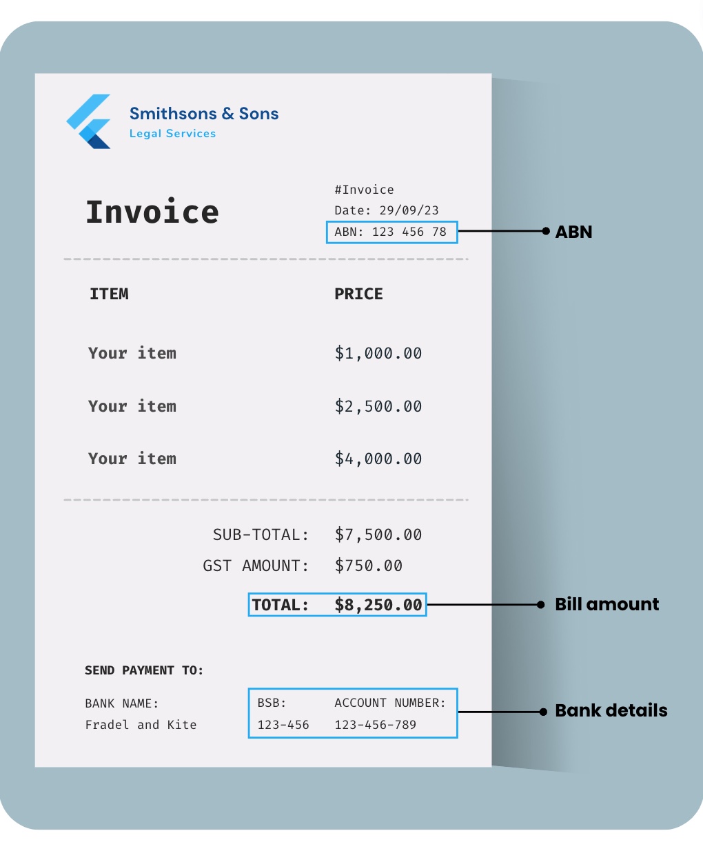 BSB + Account Numbers - Sniip