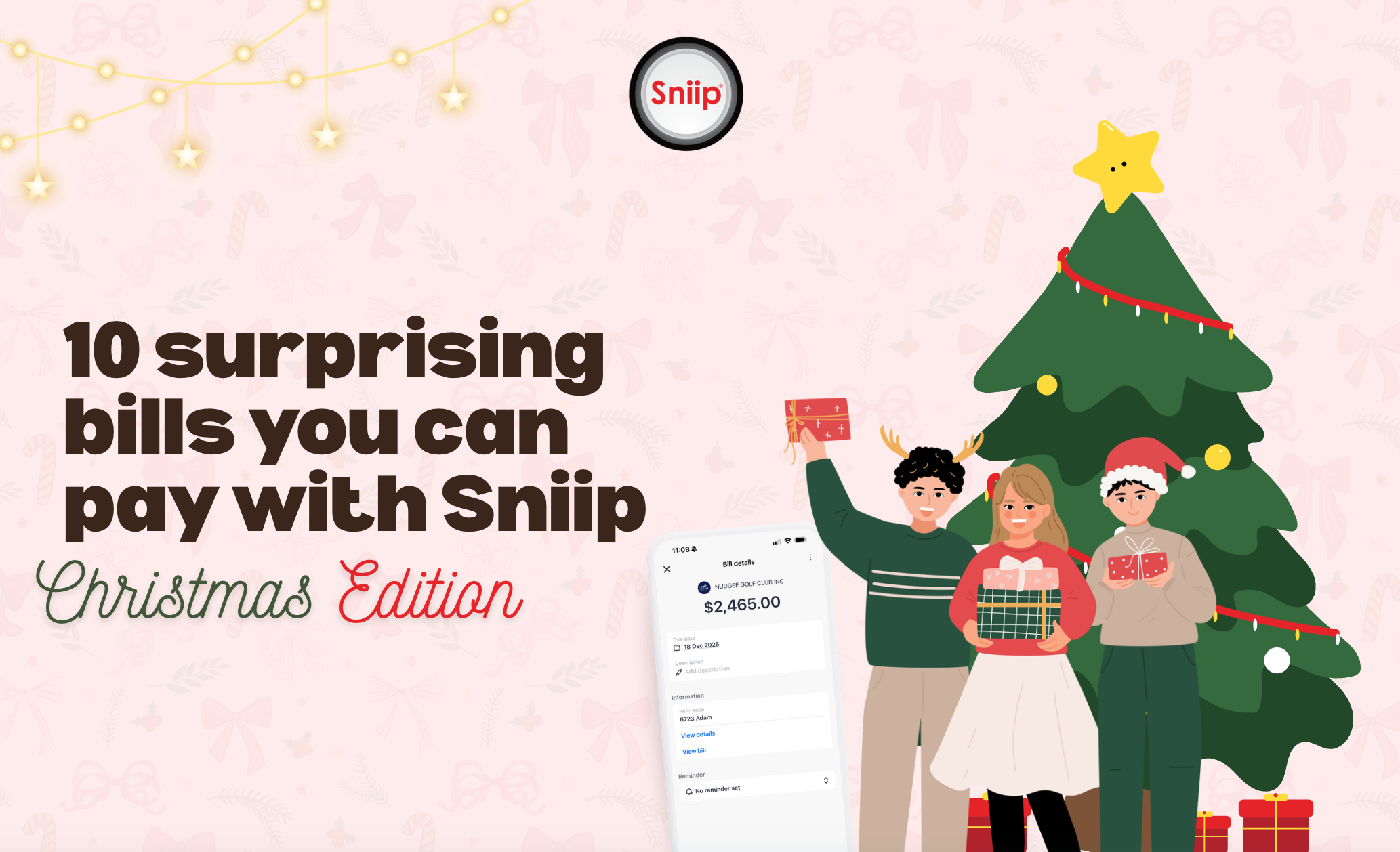 Christmas Edition: 10 Surprising Bills You Can Pay With Sniip